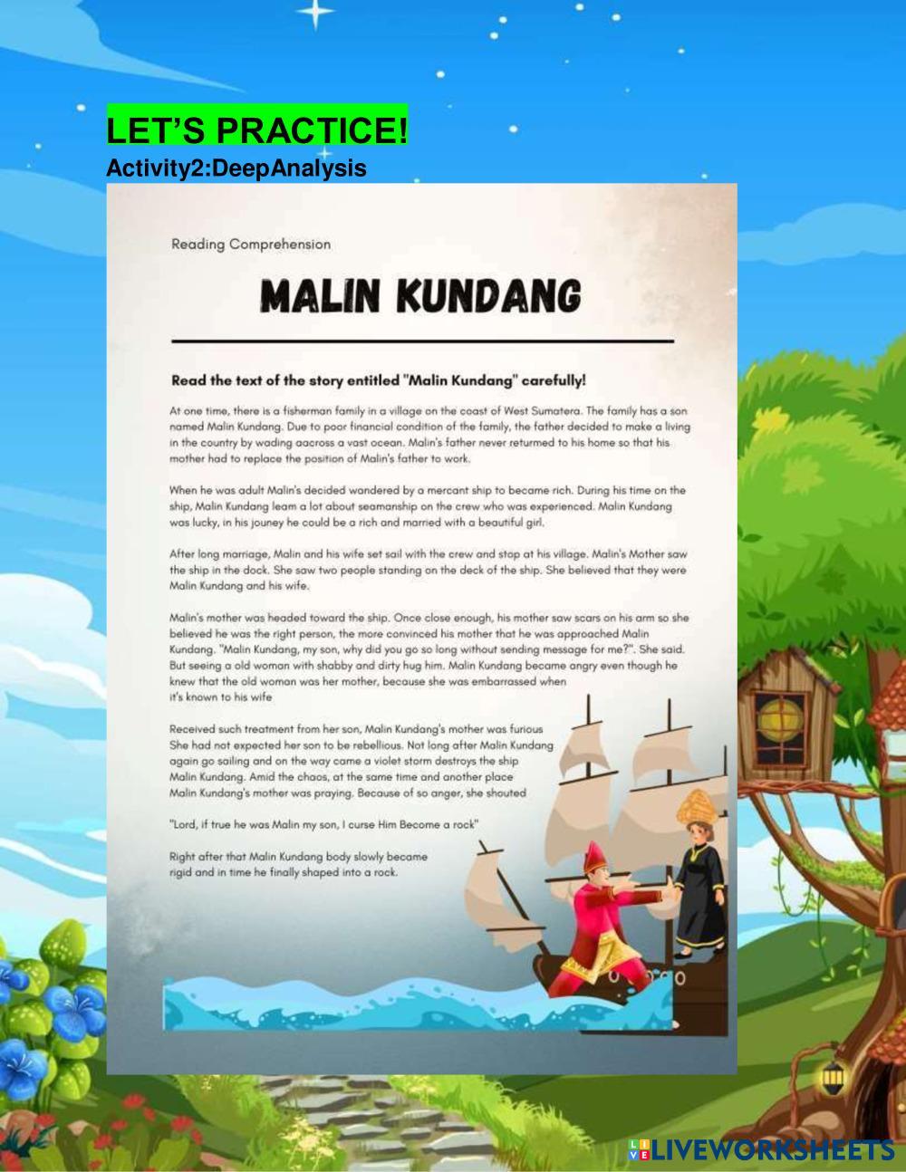 NARRATIVE TEXT | English Language Worksheets | 8330190