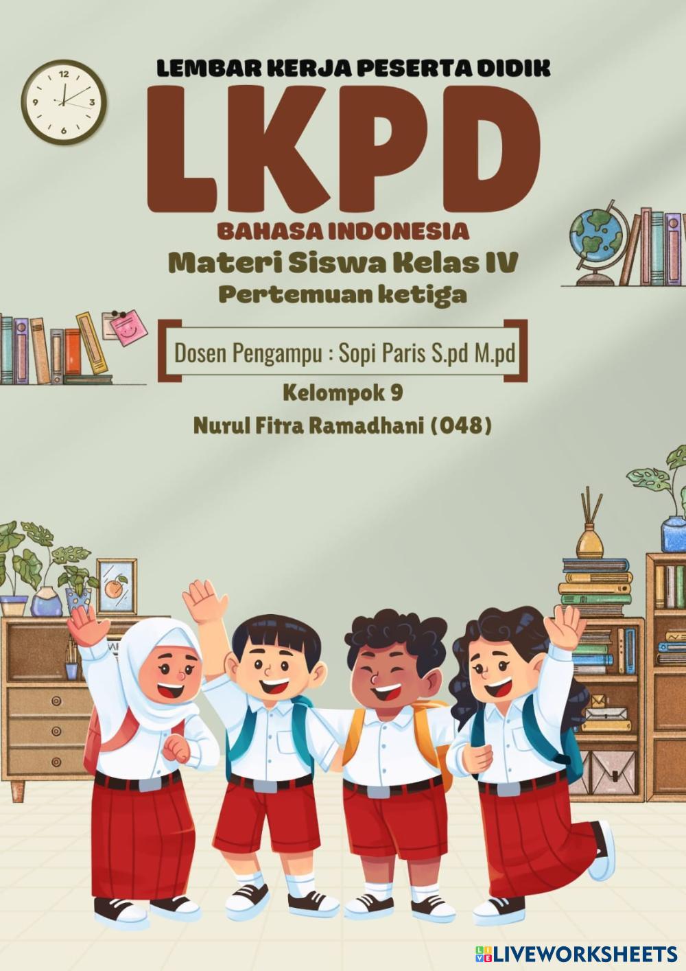 Lembar Kerja Pe… | English Language Worksheets | 8330360