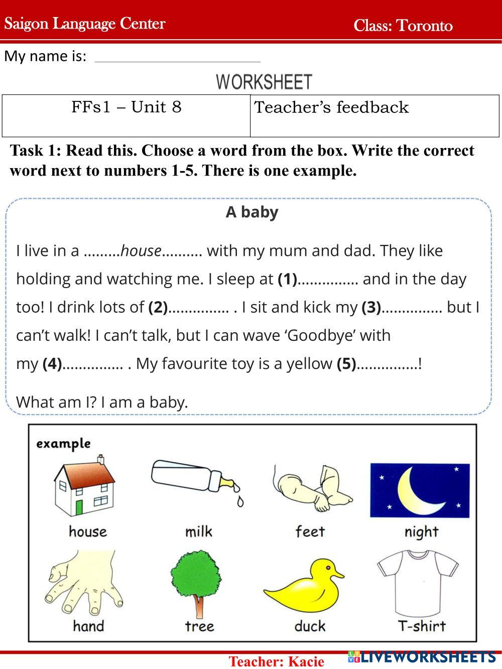 FF1-REVIEW UNIT… | English Language Worksheets | 8330900