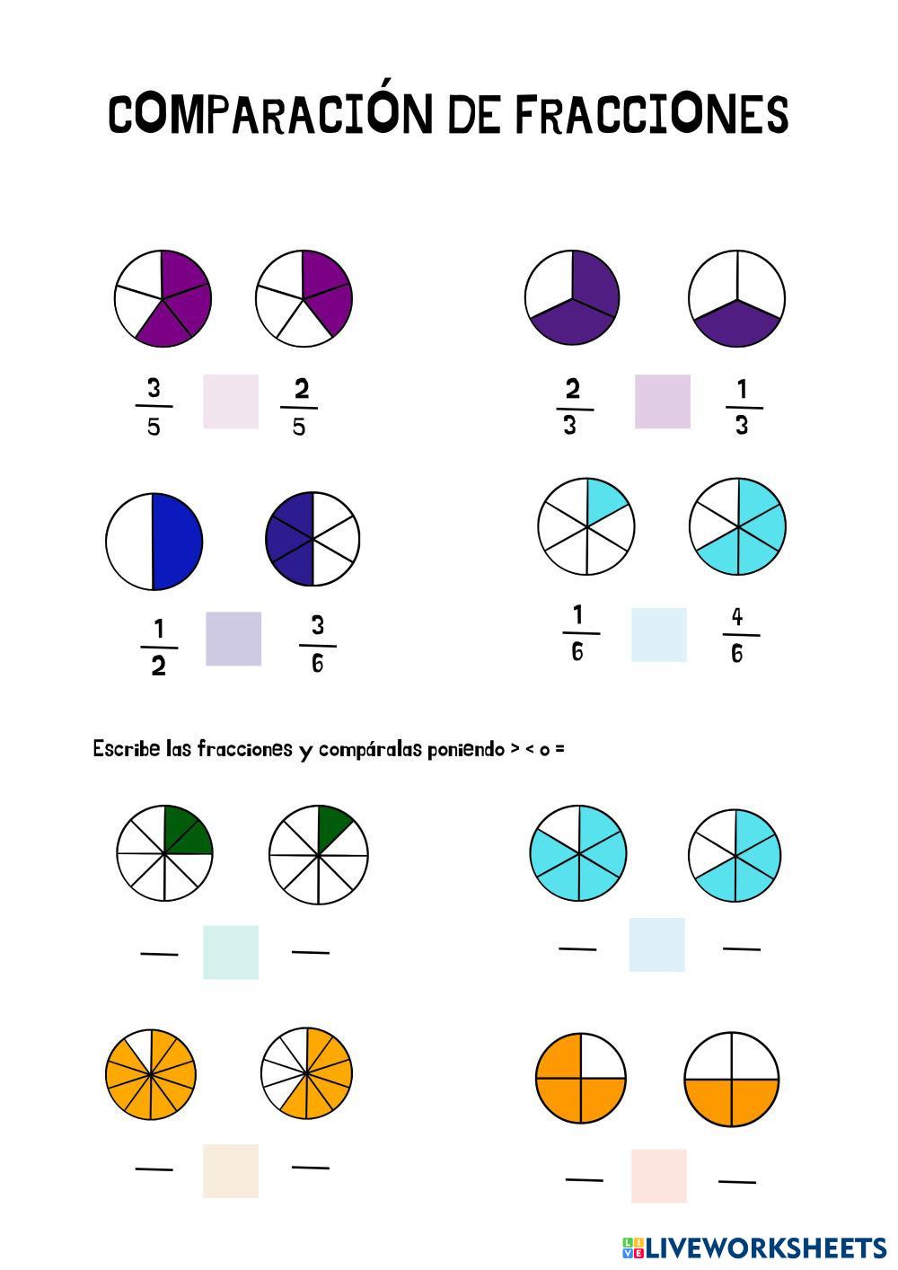 COMPARACIÓN DE … | Math Worksheets | 8330996