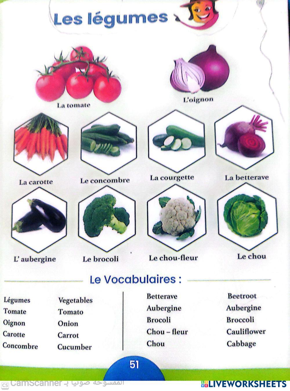 vegetables | ESL Worksheets | 8331011