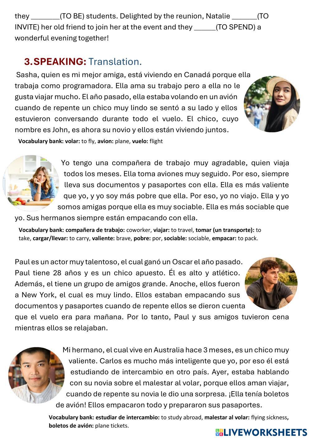 Lesson 5 | English Language Worksheets | 8331229