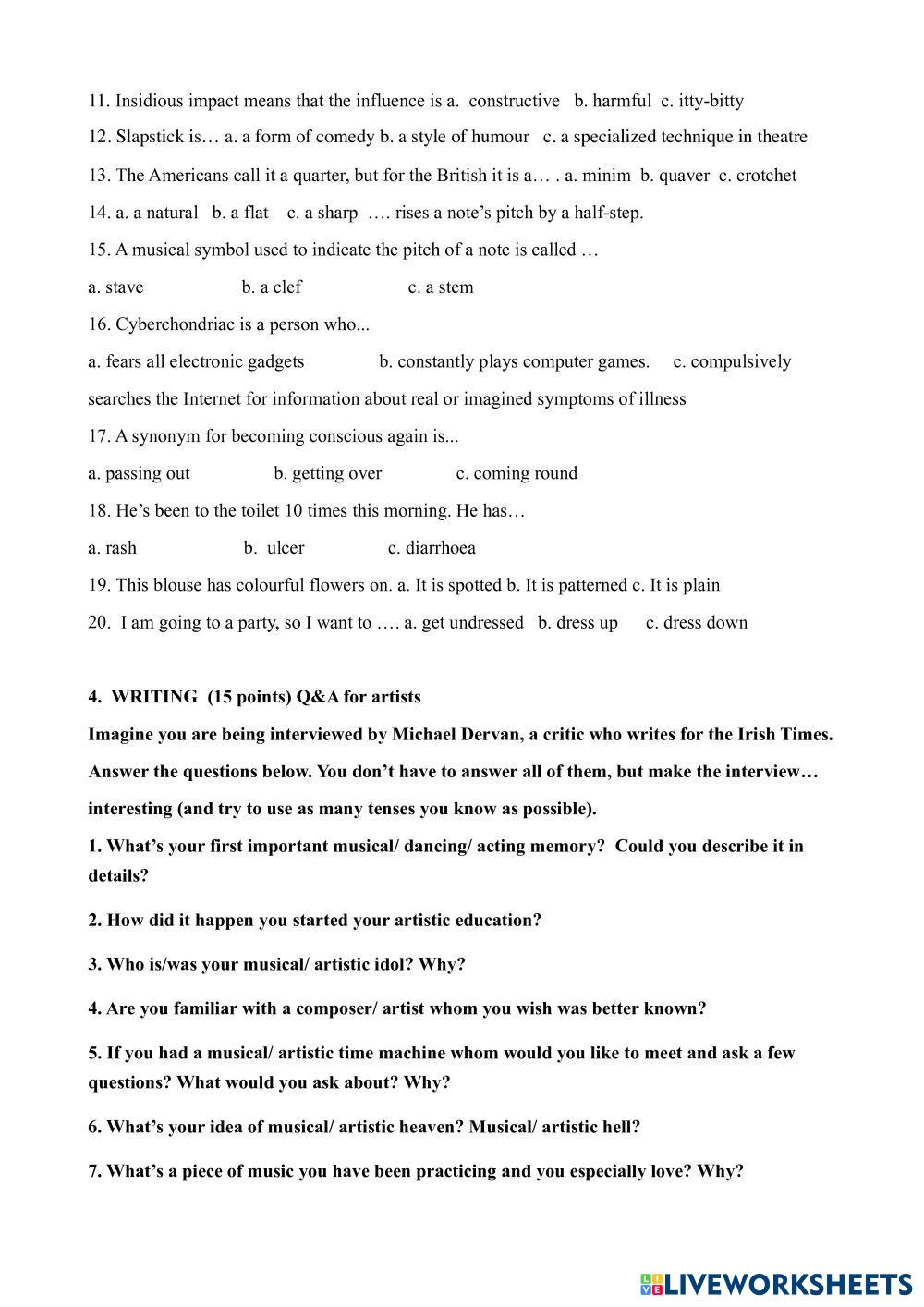 Aaa UMFC 1st ye… | English Language Worksheets | 8331276