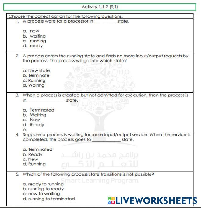 CPU Scheduling | Math Worksheets | 8331642