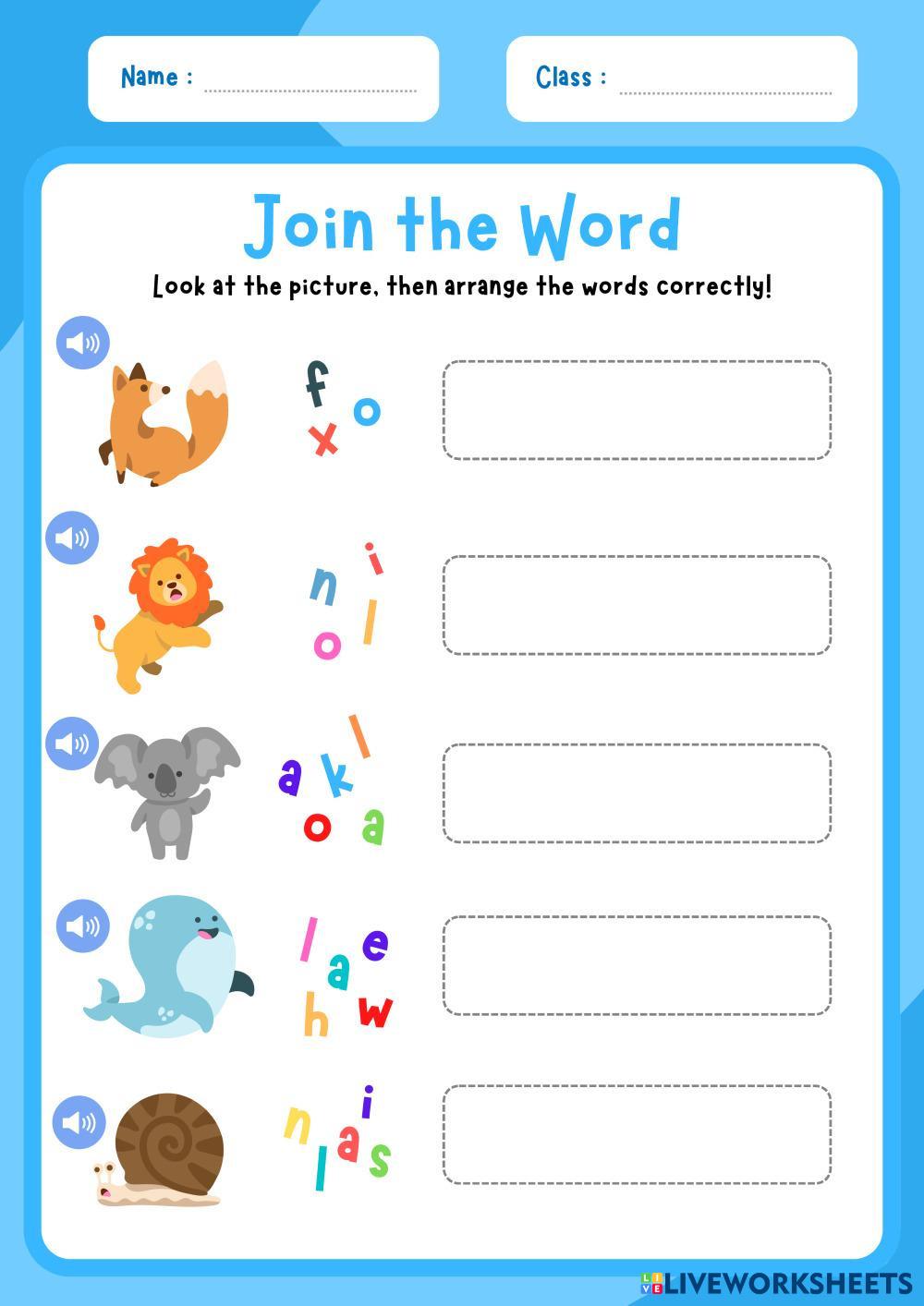 sound exercise | English Language Worksheets | 8332171