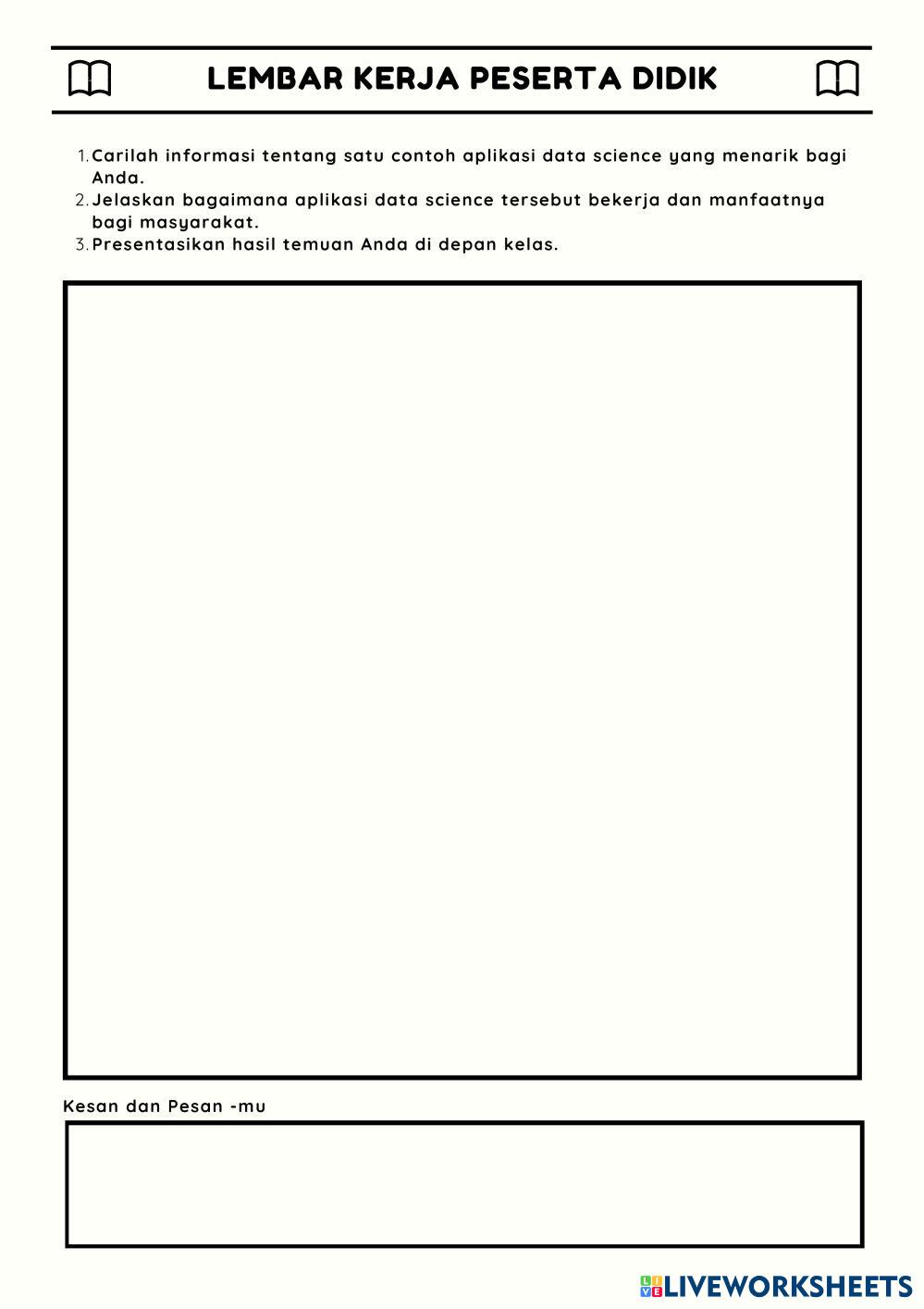 Data Science | Math Worksheets | 8332200