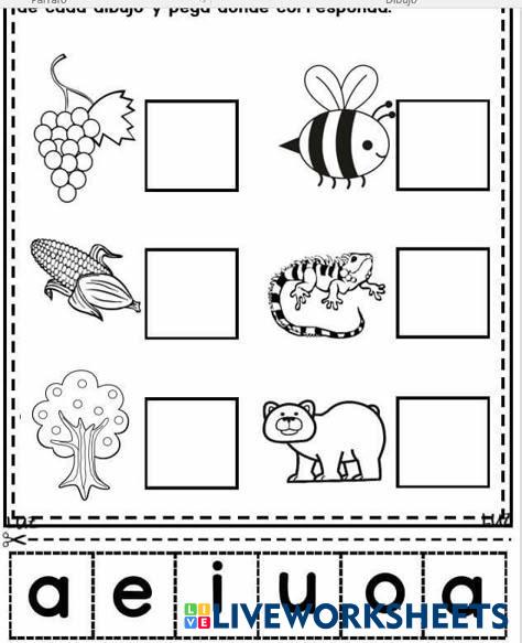 Vocales | English Language Worksheets | 8332603