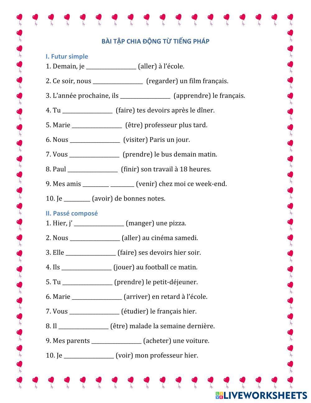 Futur Simple et… | ESL Worksheets | 8332892
