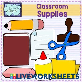utiles escolares | ESL Worksheets | 8332952