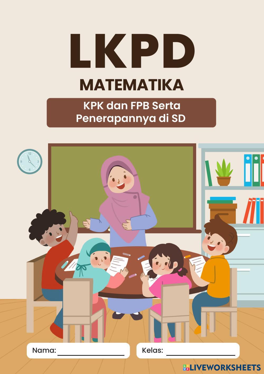 KPK dan FPB Sek… | Math Worksheets | 8333067