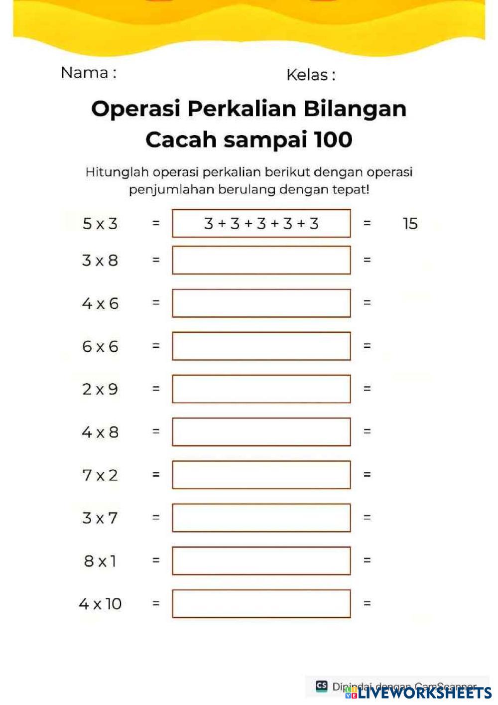 latihan 1 | Math Worksheets | 8333234