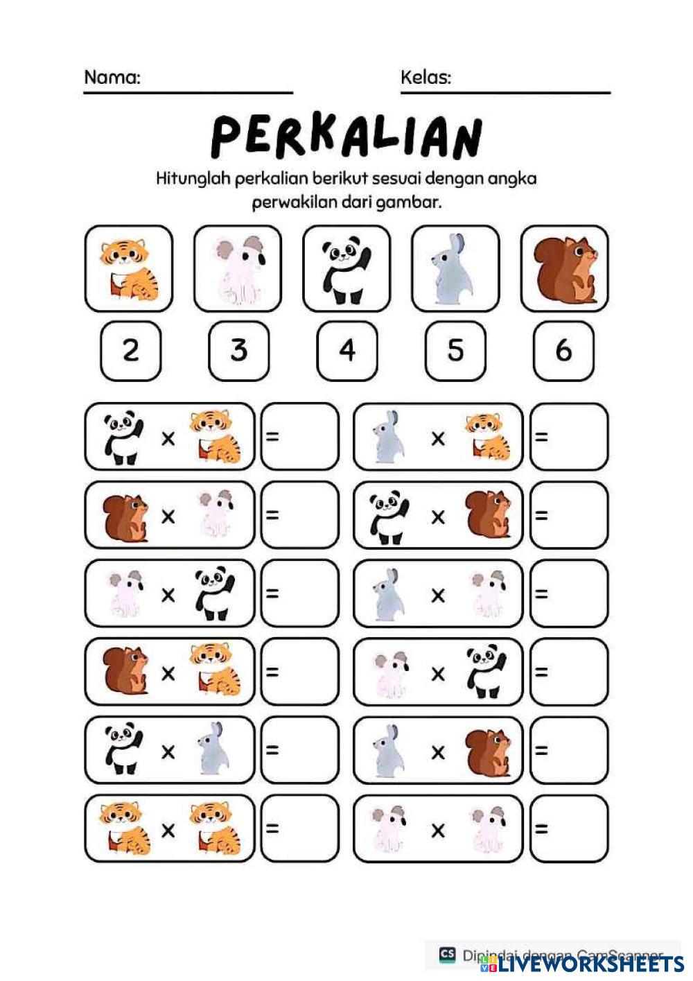 latihan 1 | Math Worksheets | 8333234