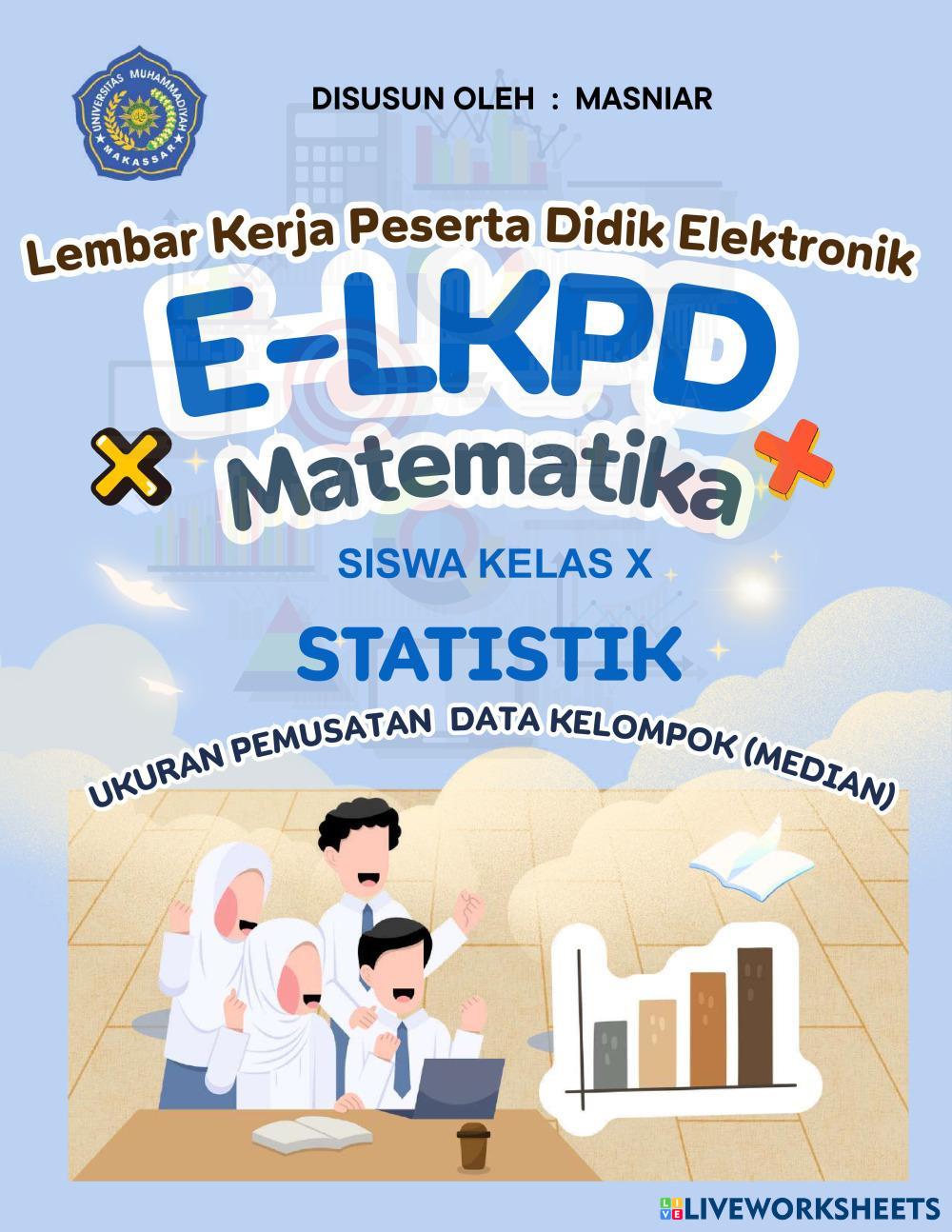 E-LKPD STATISTI… | Math Worksheets | 8333262