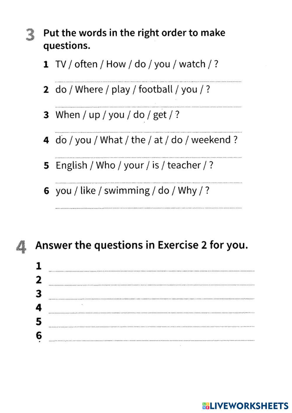 Ex.3, 4 p.39 (W… | English Language Worksheets | 8333445