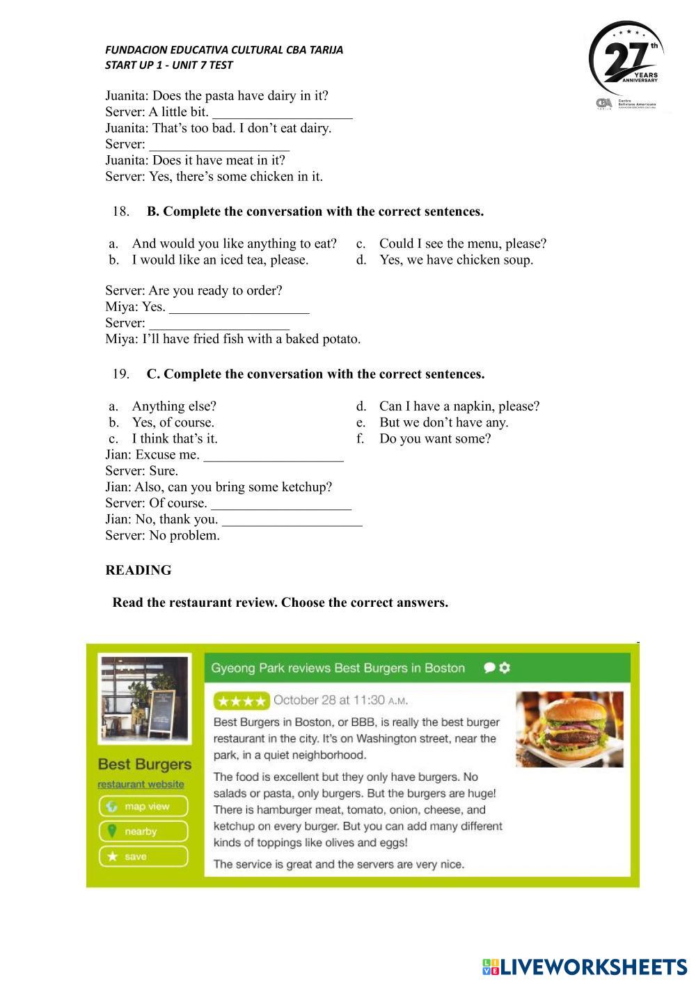 START UP 1 UNIT… | English Language Worksheets | 8333467