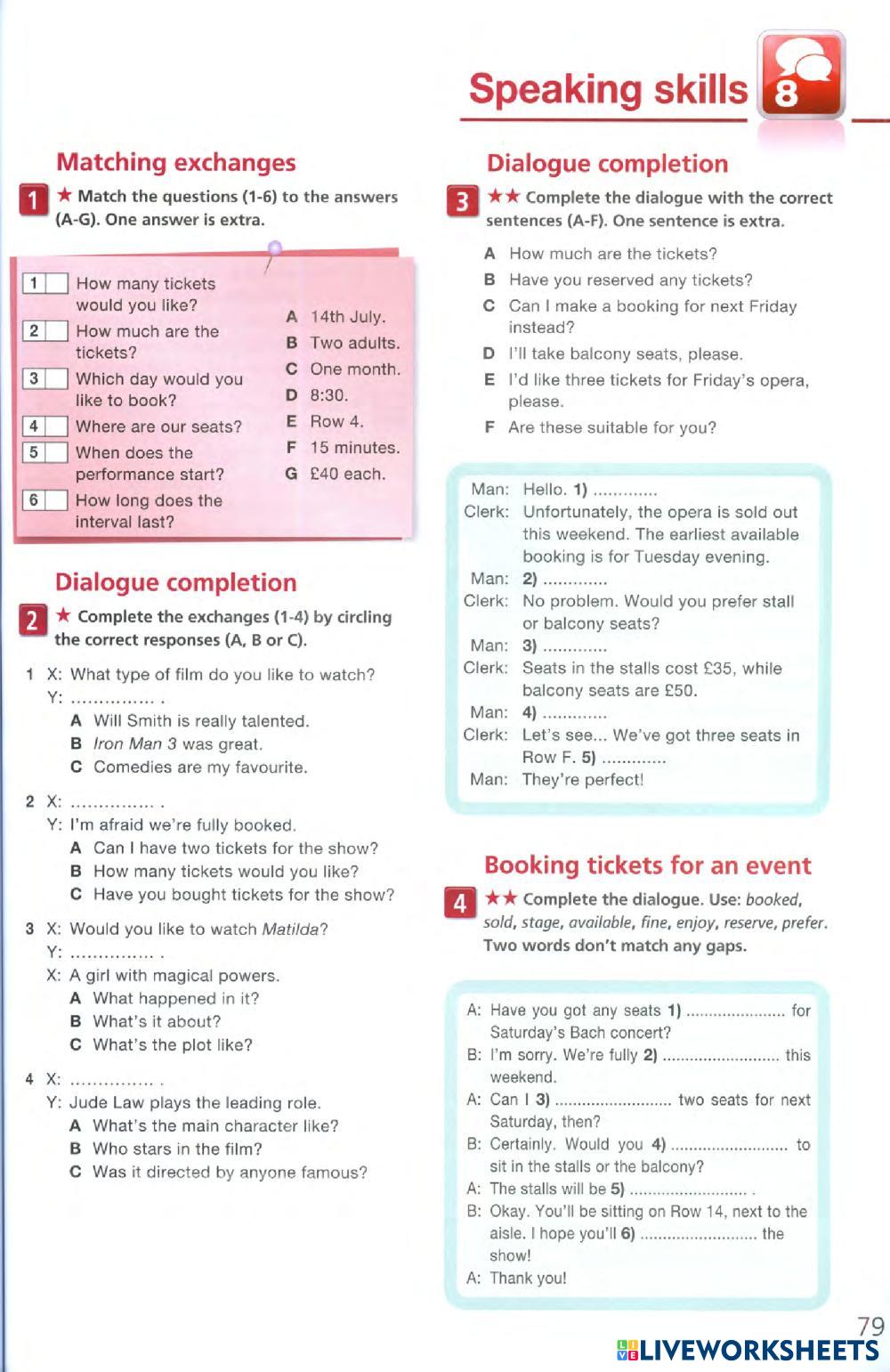 OS3 8F Speaking… | ESL Worksheets | 8333769