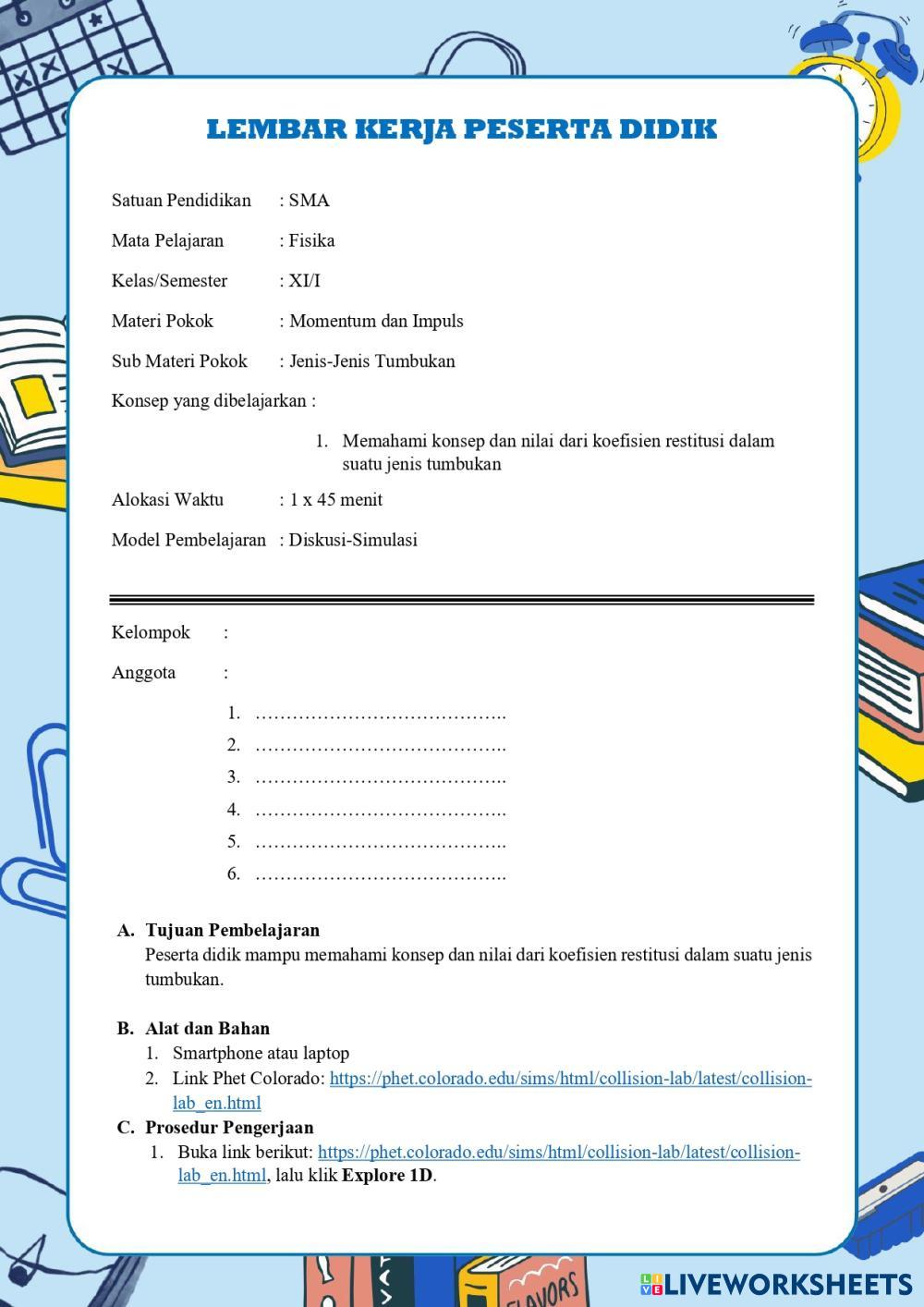 LKPD 3 | Science Worksheets | 8333917